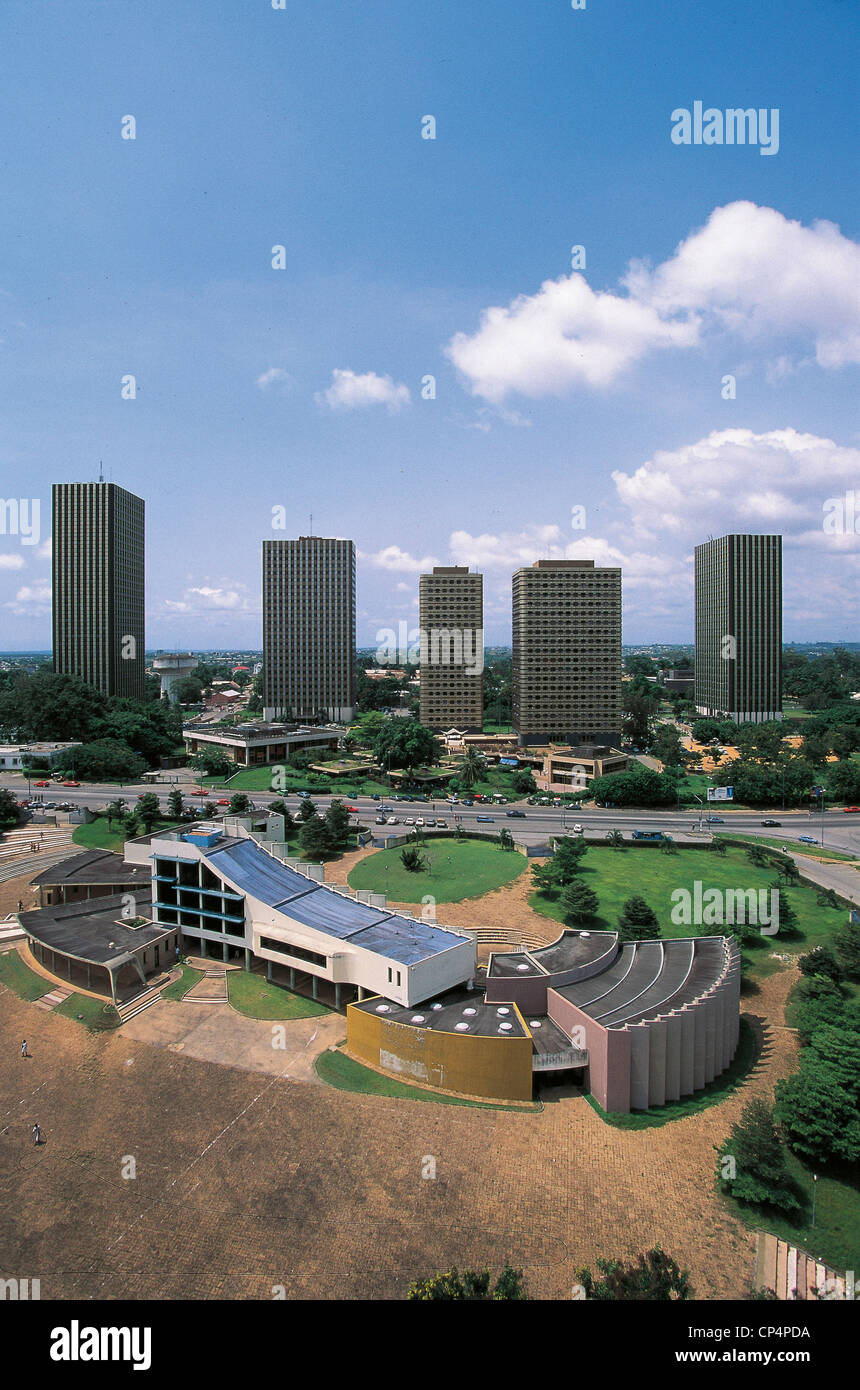 Ivory Coast - Abidjan. Buildings of the Cite 'Administrative Stock ...