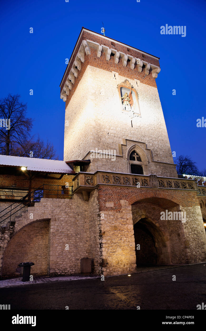 Florian Gate in Krakow Stock Photo - Alamy