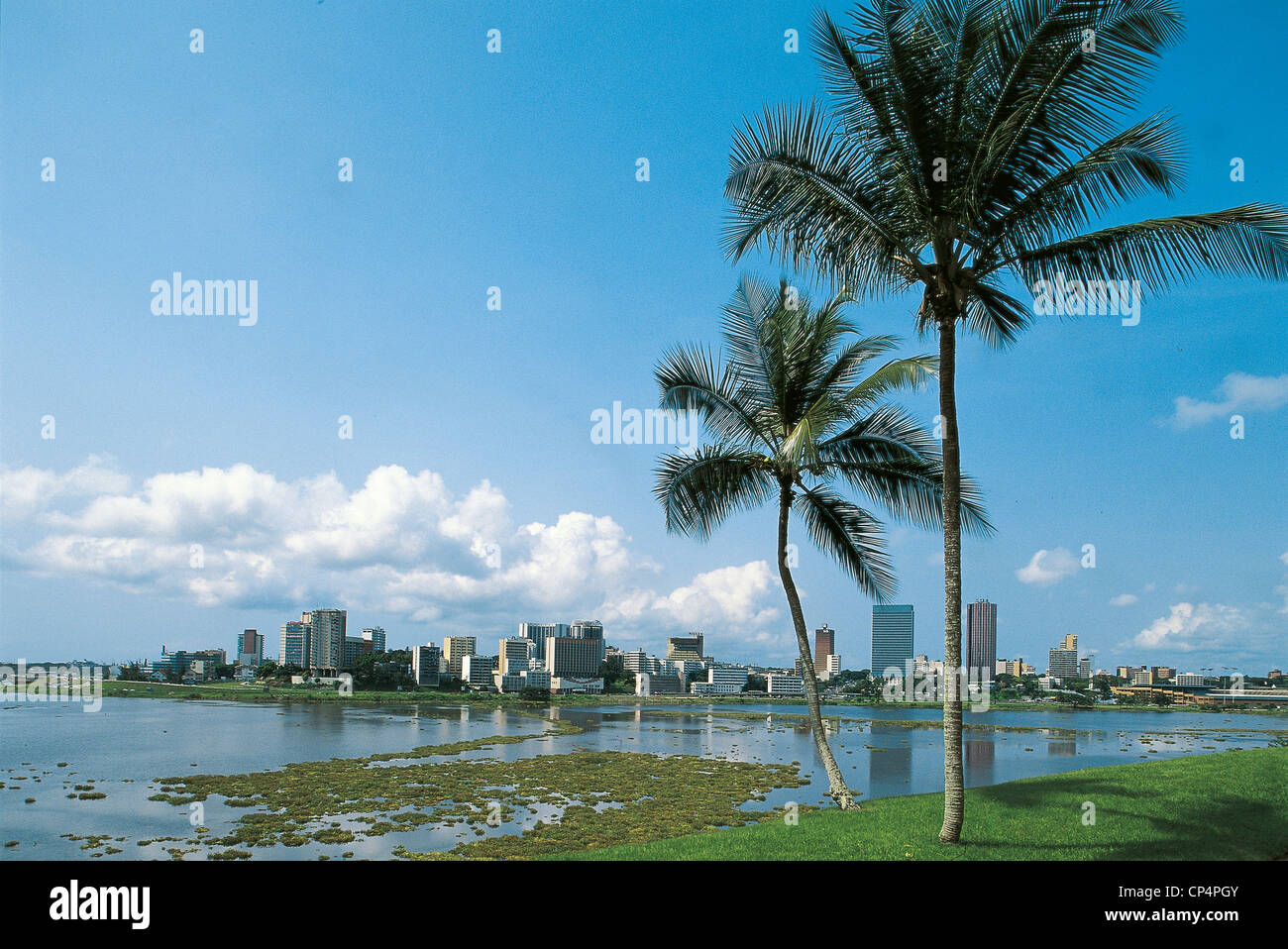 Ivory Coast - Abidjan. The neighborhood of Plateau Stock Photo - Alamy