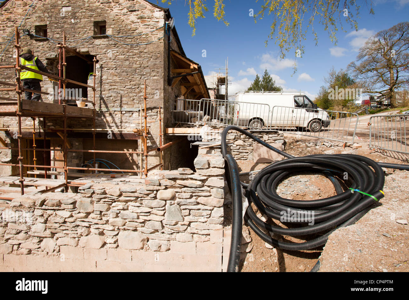piping for a ground source heat pump Stock Photo - Alamy