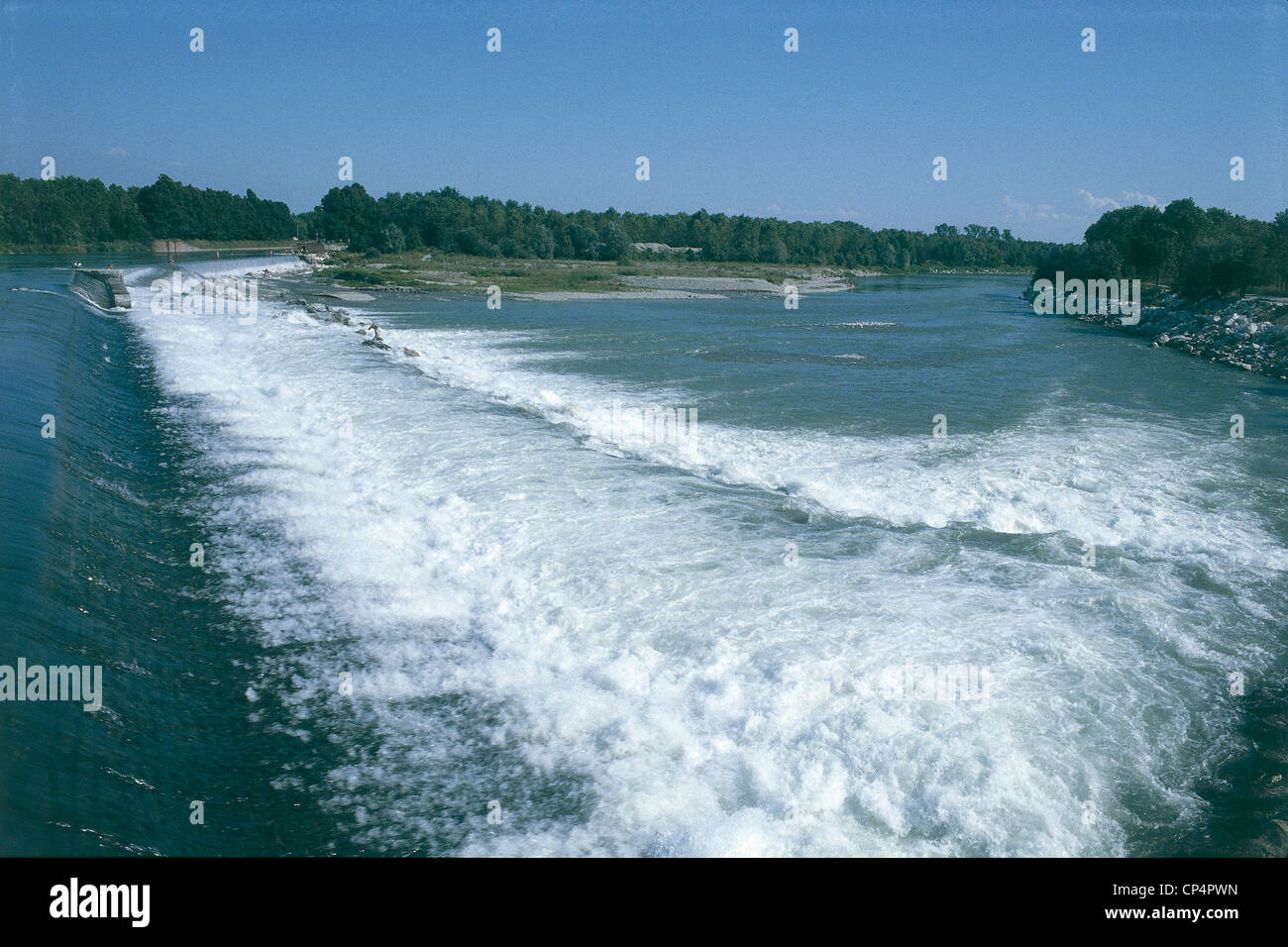 Lombardia - Merlin (Lo). The river Adda Stock Photo - Alamy