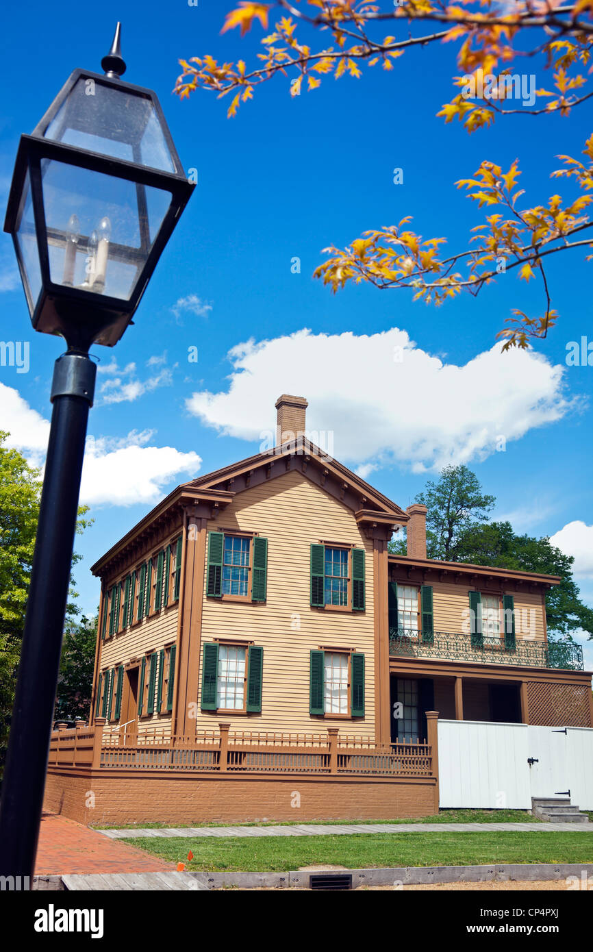 Abraham Lincoln's House in Springfield Stock Photo - Alamy