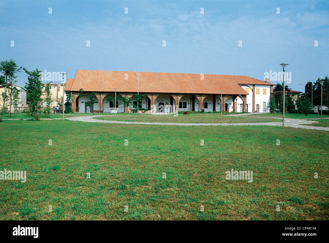 LOMBARDY Orio Litta NEW CITY HALL Stock Photo - Alamy