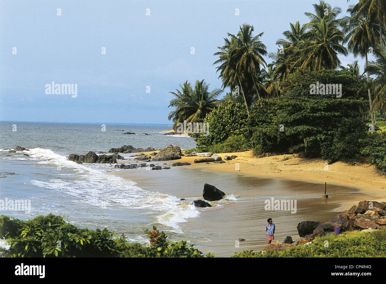 Cameroon - Southern Region - Kribi beach Stock Photo - Alamy