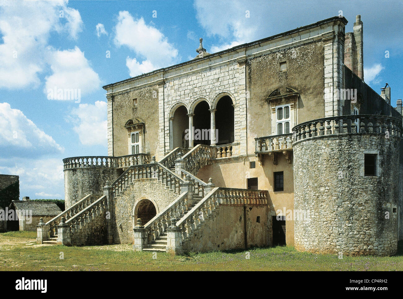 Puglia Conversano Castle Stock Photo - Alamy