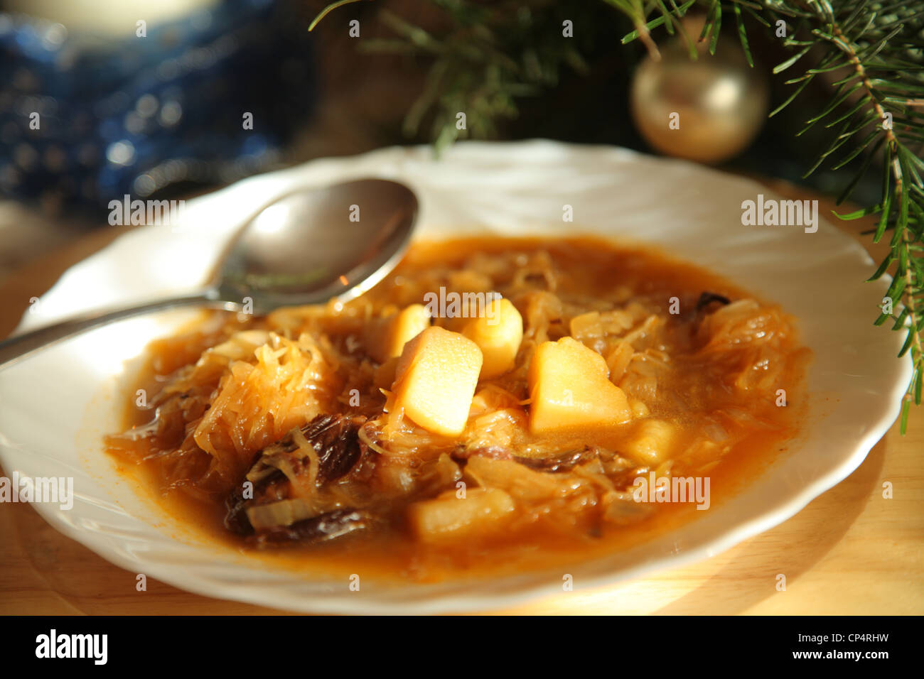Soup slovak cabbage soup hi-res stock photography and images - Alamy