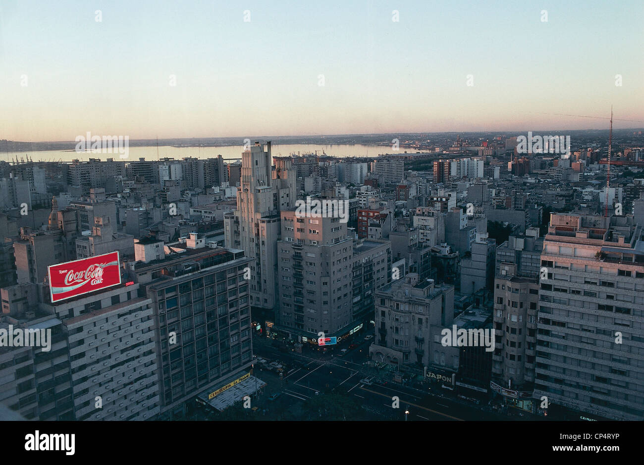 Uruguay - Montevideo. Sunset Stock Photo - Alamy