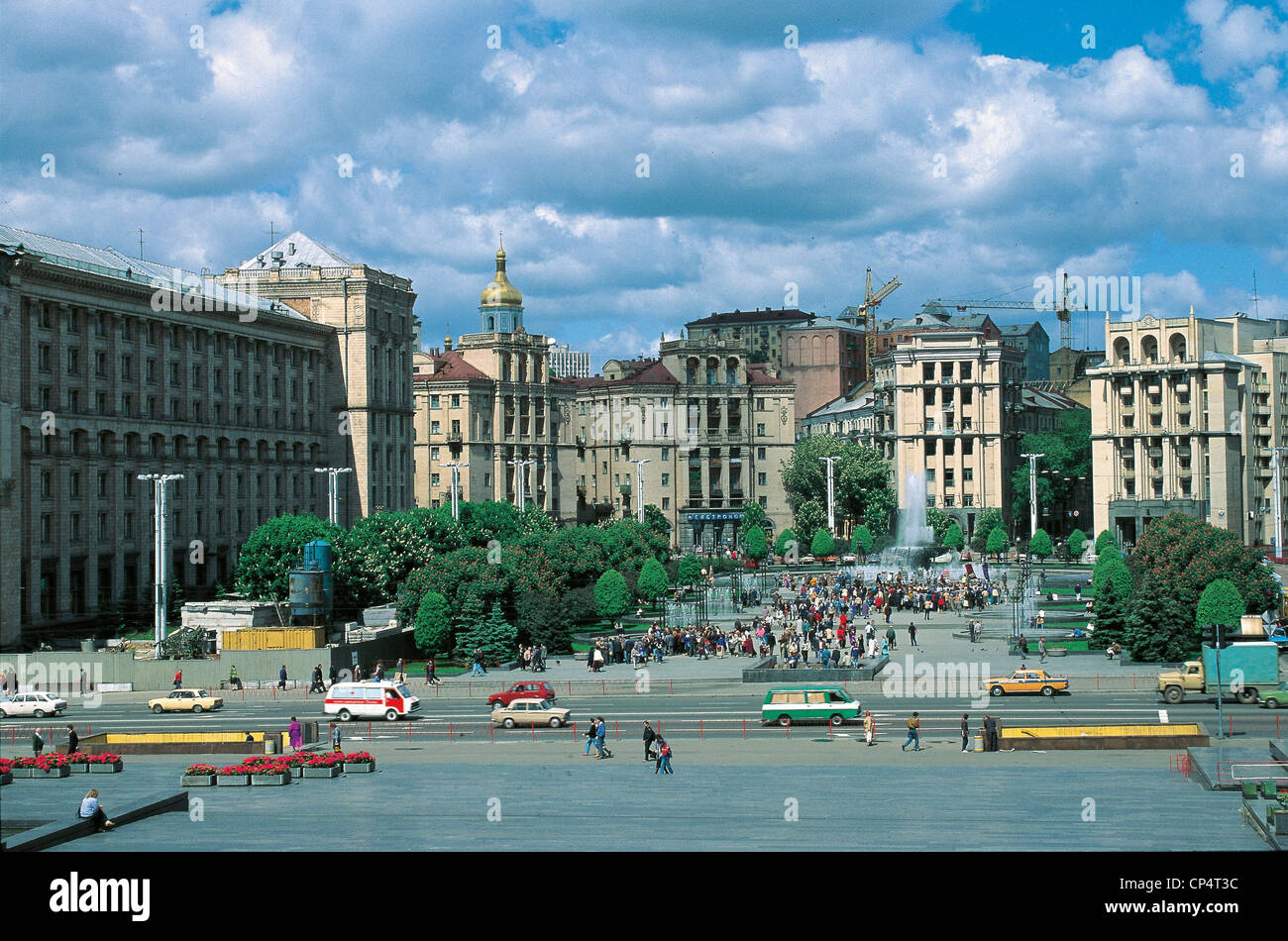 Ukraine - Kyiv (Kiev). Independence Square (formerly Square of the ...