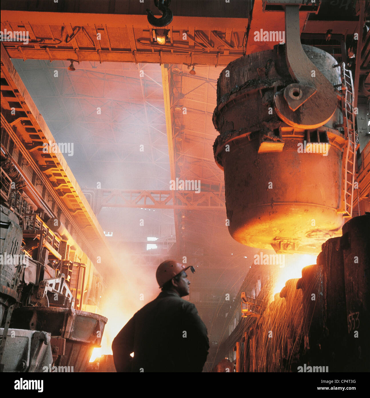 Ukraine - Steel Mill. Worker to work Stock Photo - Alamy