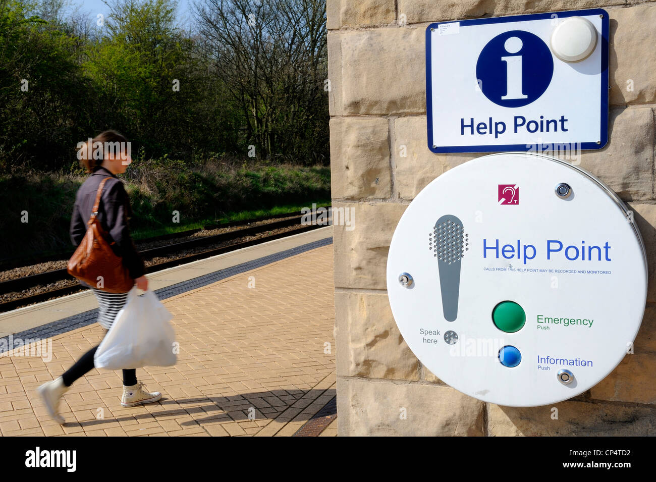 Help point emergency information hi-res stock photography and images ...