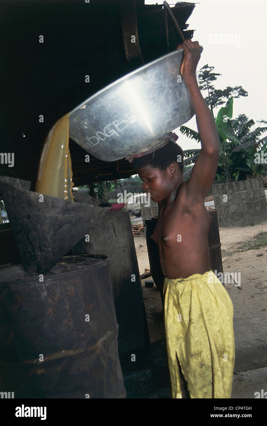 Ghana - Processing of cane sugar, distillery Stock Photo - Alamy