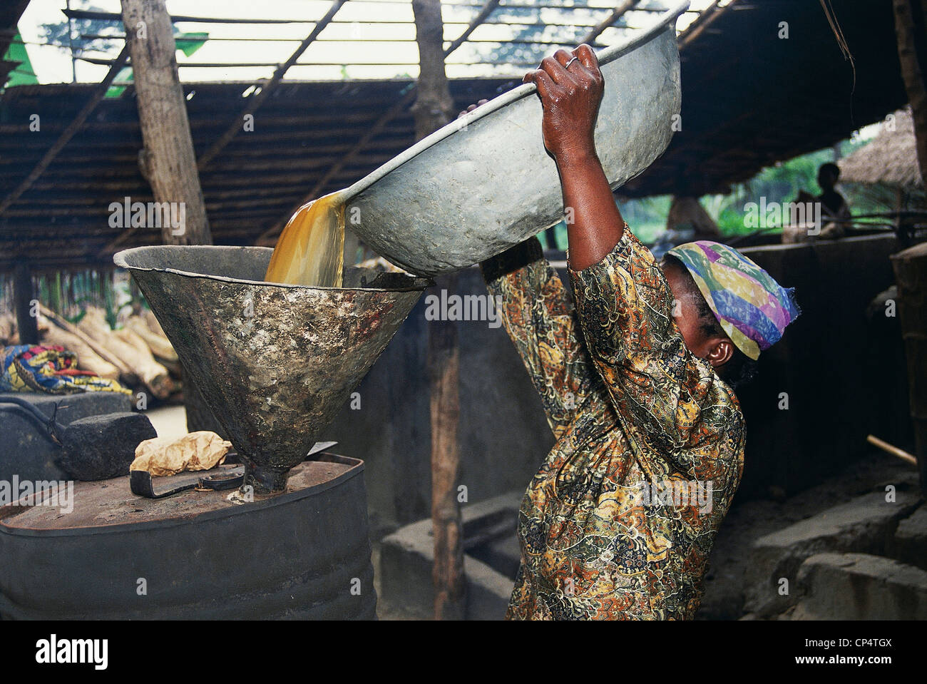 Ghana - Processing of cane sugar, distillery Stock Photo - Alamy