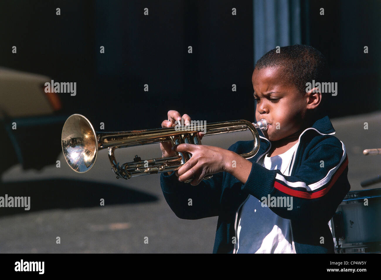 United States of America - Louisiana - New Orleans. Child while he ...
