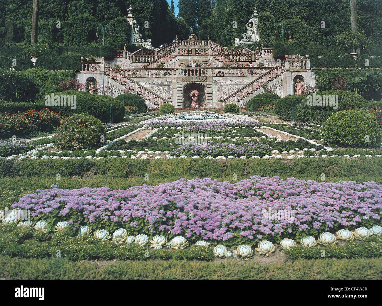 Tuscany Villa Collodi Garzoni Garden Stock Photo - Alamy
