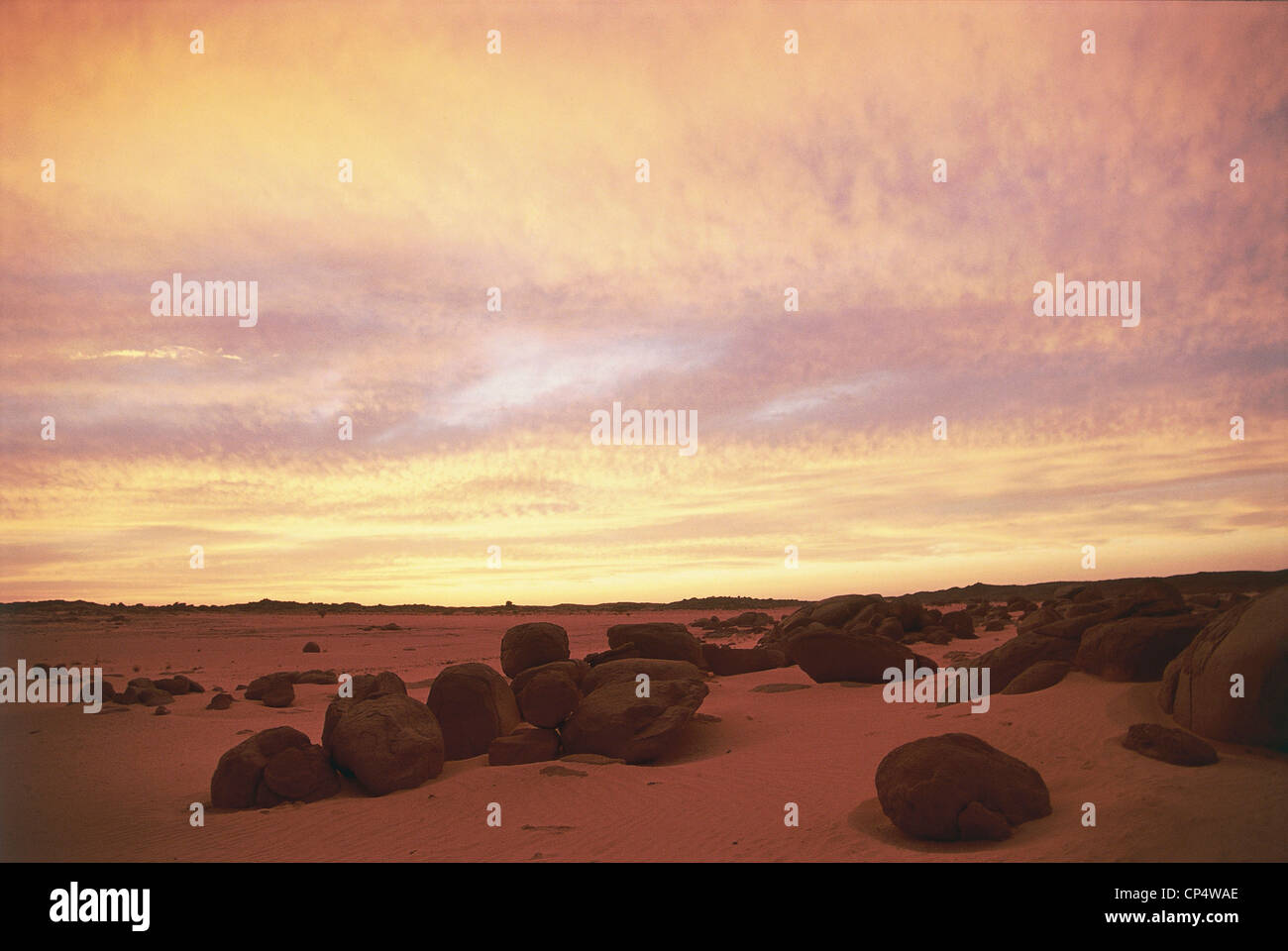 Sudan - Desert Bayuda, sunset Stock Photo - Alamy