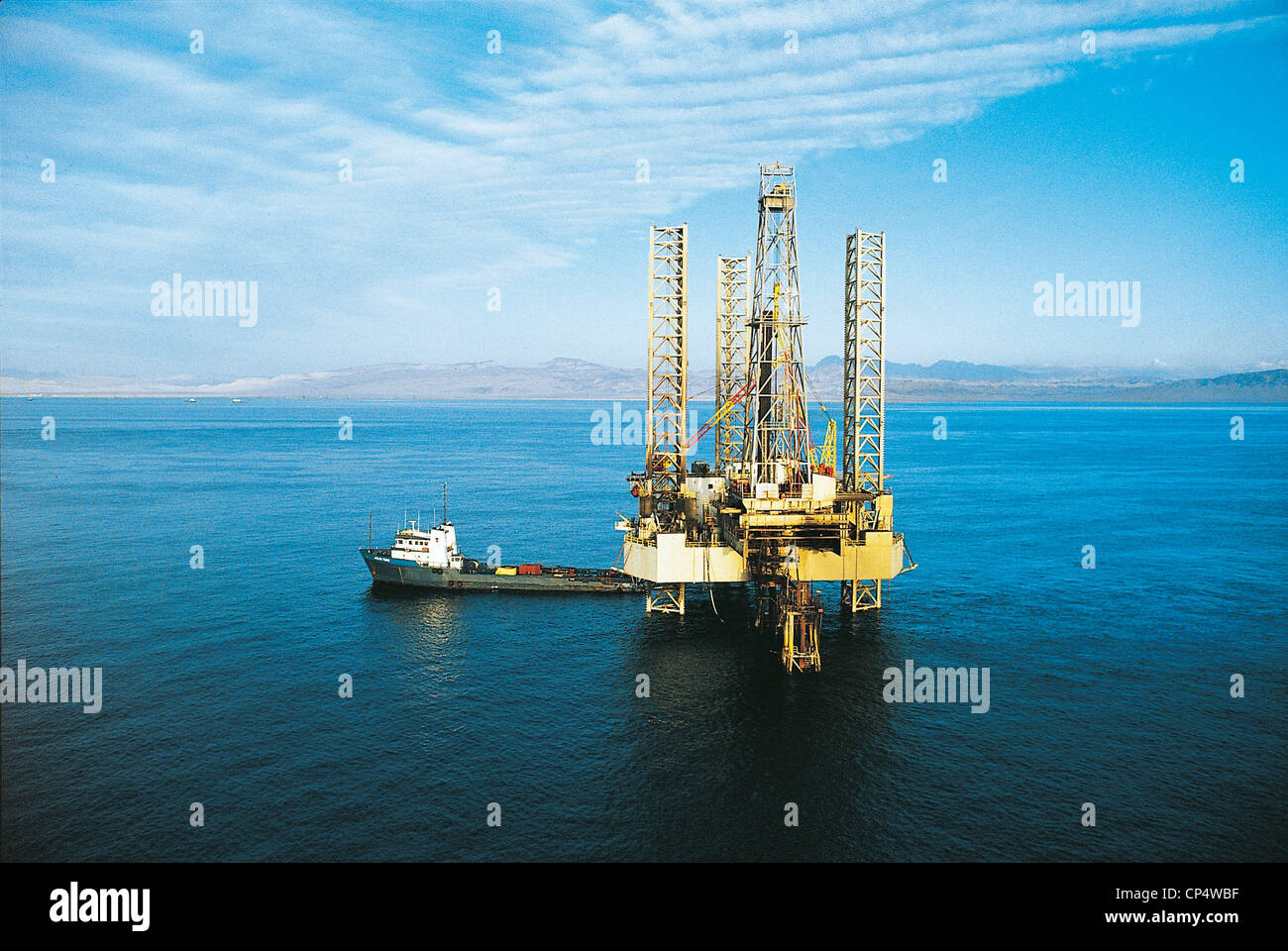Egypt - The Red Sea Oil Platform Stock Photo - Alamy