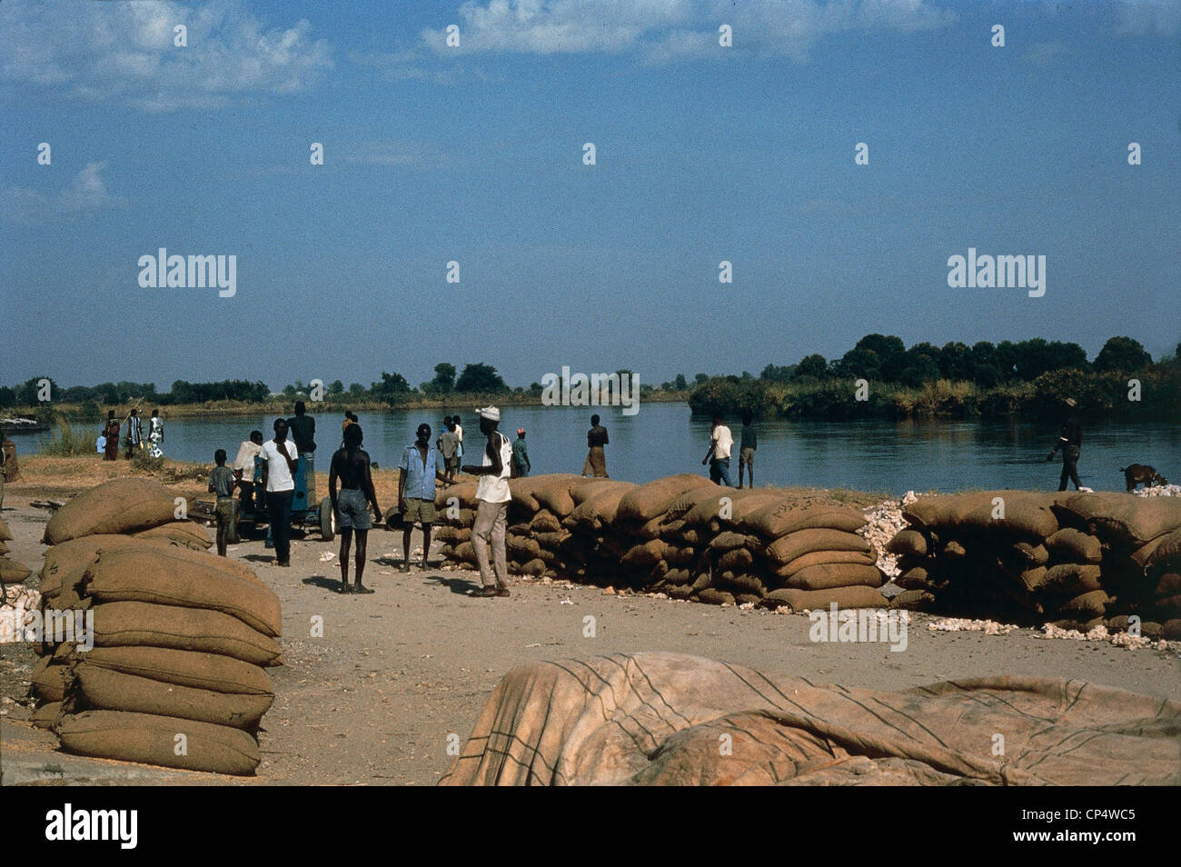 Sudan - Juba, a river port on the White Nile Stock Photo - Alamy