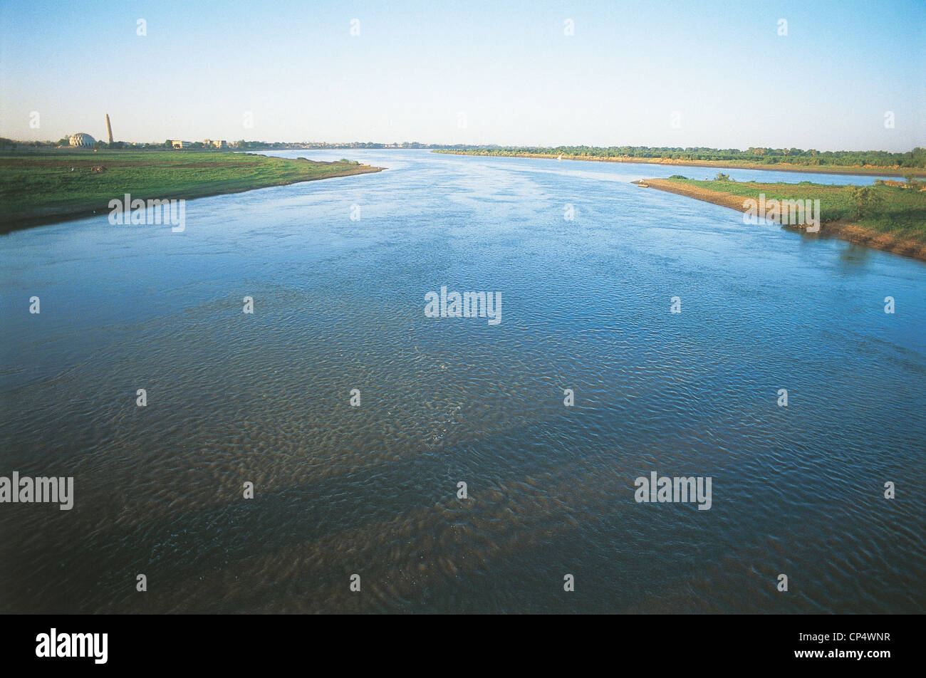 Sudan The Confluence Of The White Nile And Blue Nile Near Khartoum