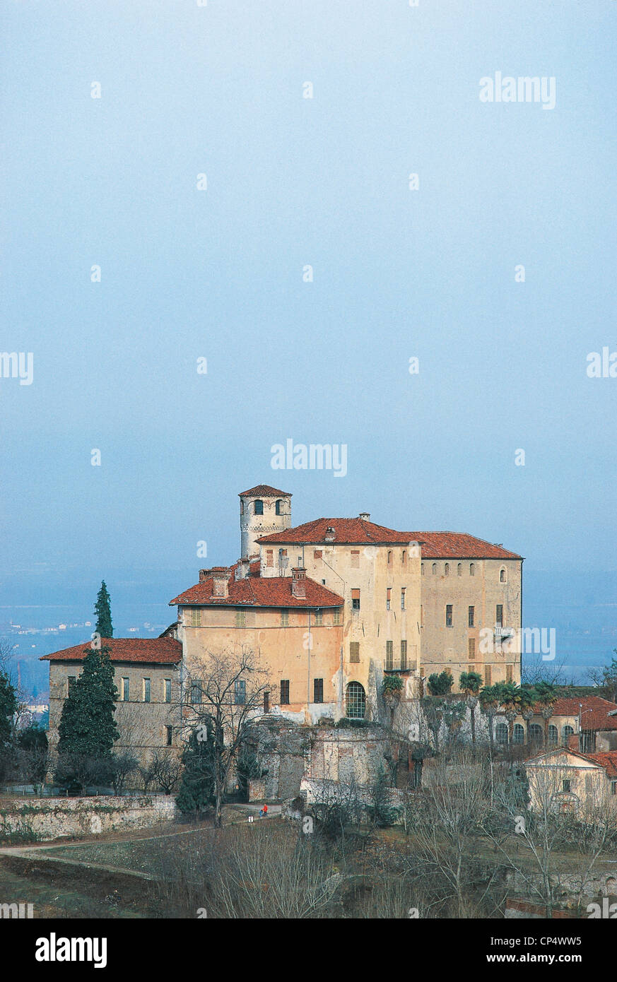 Saluzzo castle manta hi-res stock photography and images - Alamy