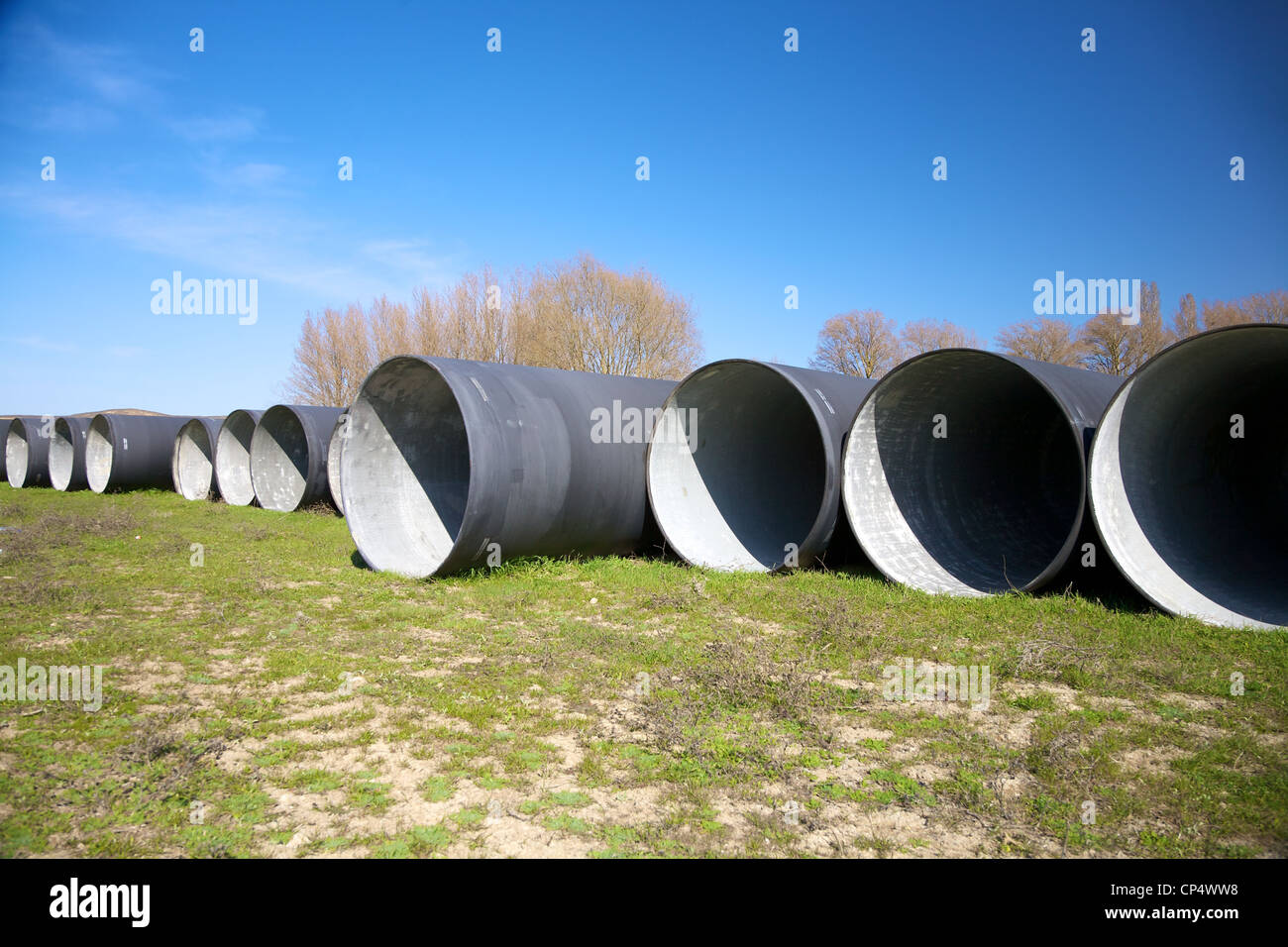 Pipelines construction spain hi-res stock photography and images - Alamy