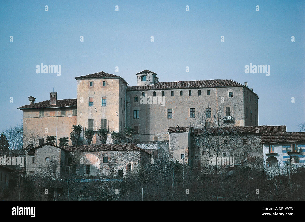 Piedmont Manta Castle Stock Photo - Alamy