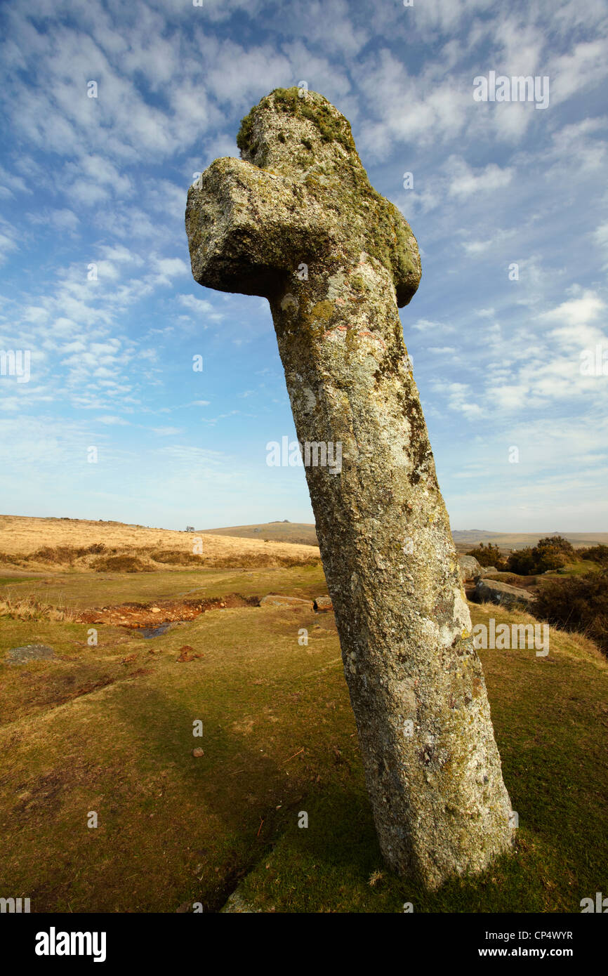 The old ancient way marker called Beckamoor or Windy Post cross on ...