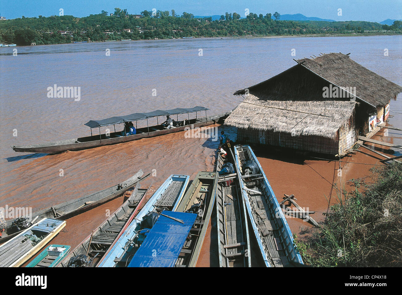 Thailand Chiang Kong Mekong River Stock Photo - Alamy