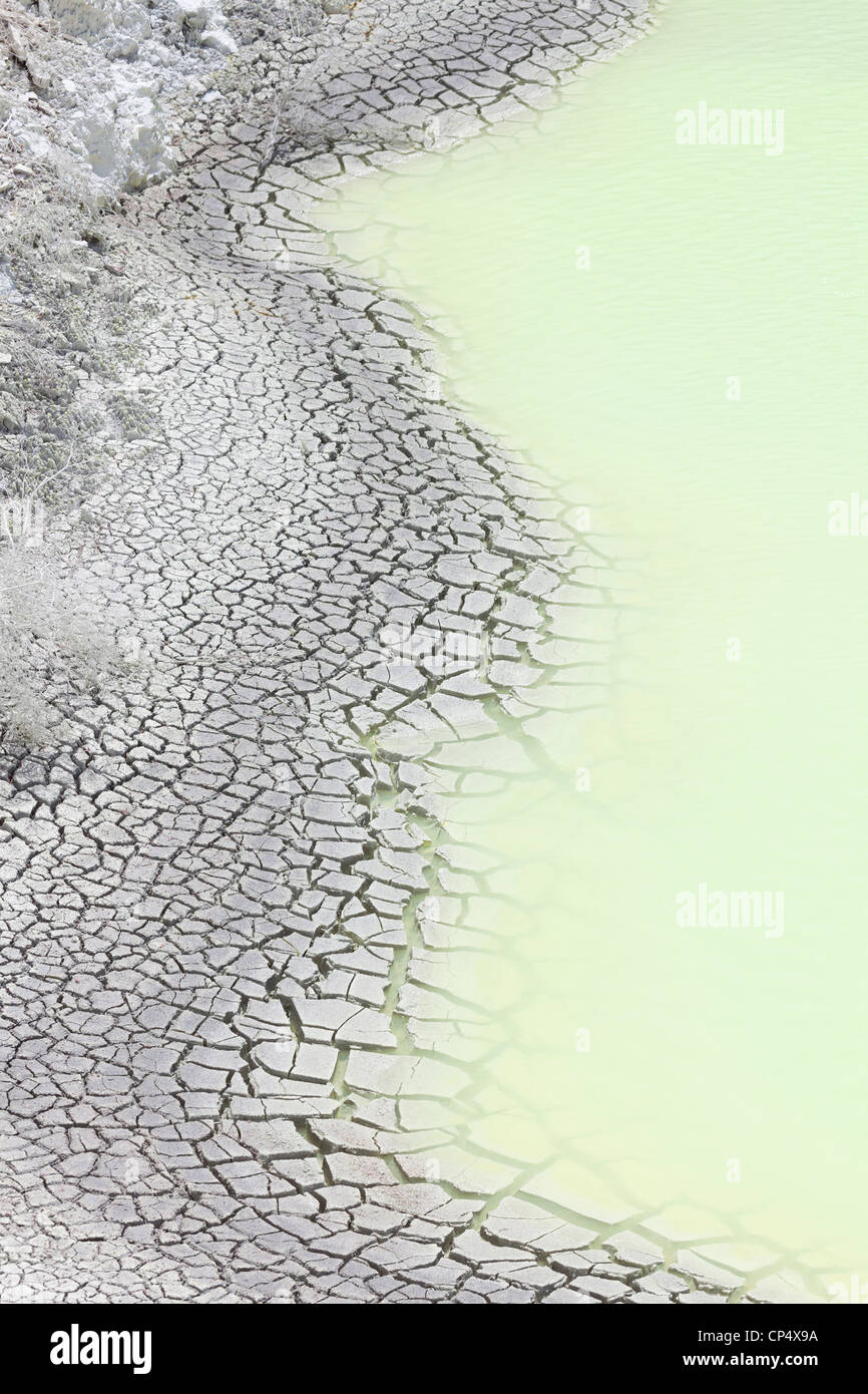 The Devil's Bath geothermal hot spring within the Waiotapu area, North ...