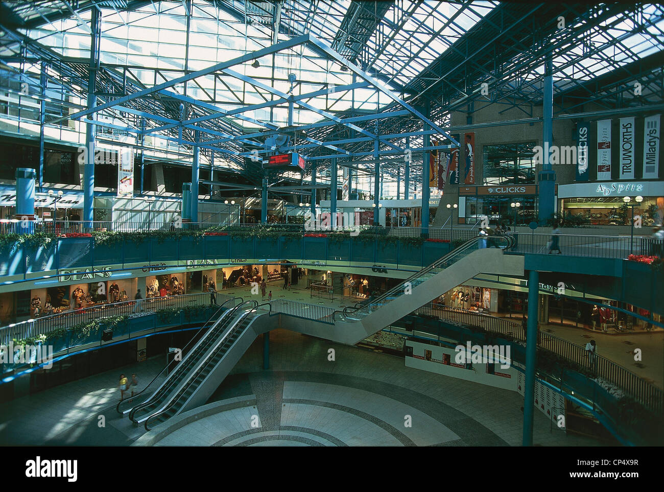 South Africa - Johannesburg. Interior of the Carlton Centre shopping ...