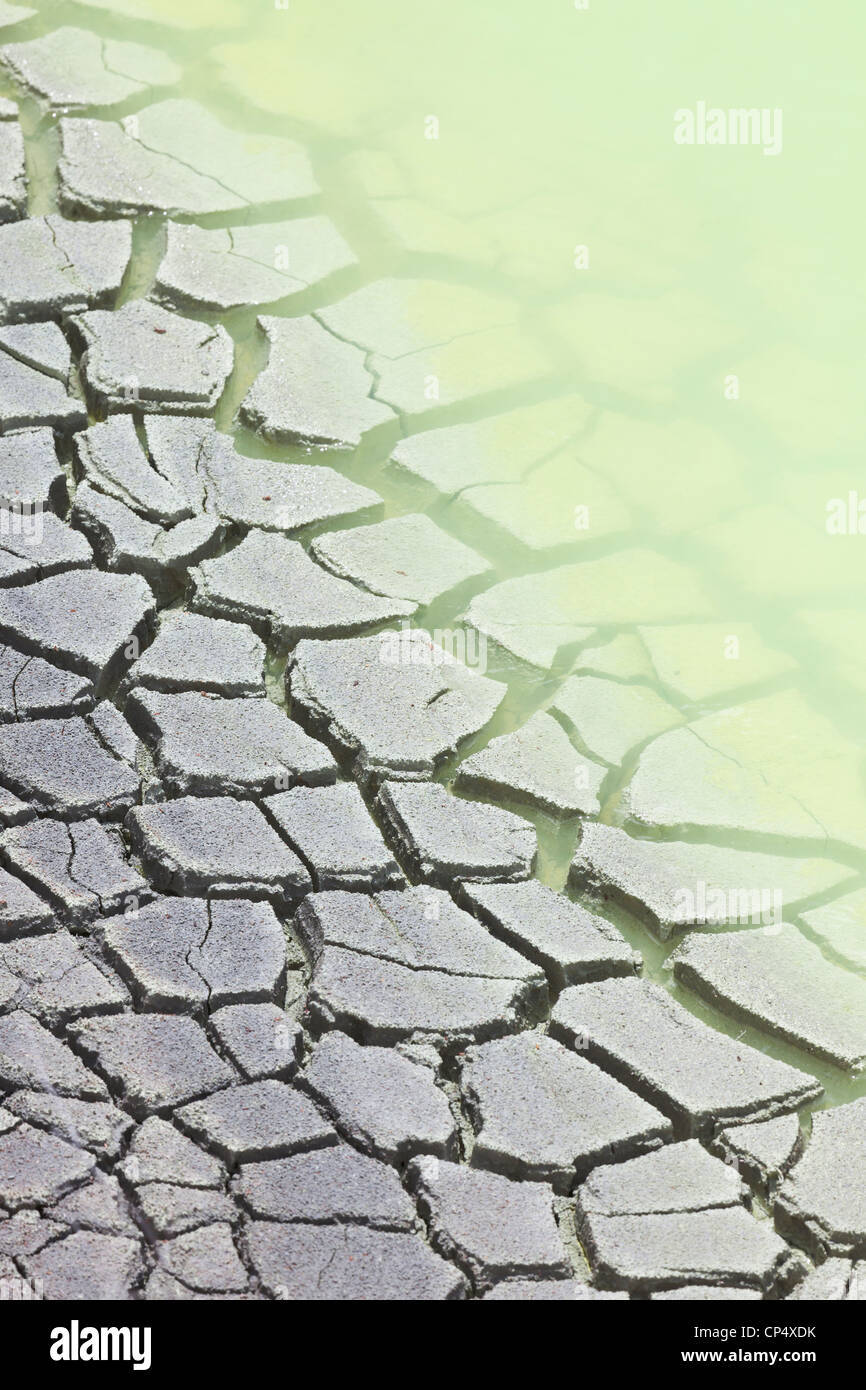 The Devil's Bath geothermal hot spring within the Waiotapu area, North ...
