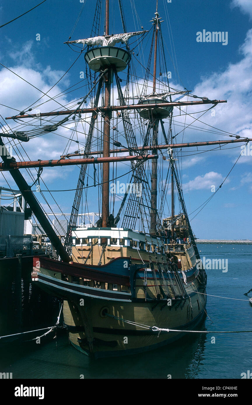 United States of America - Massachusetts - Plymouth. Mayflower Stock ...