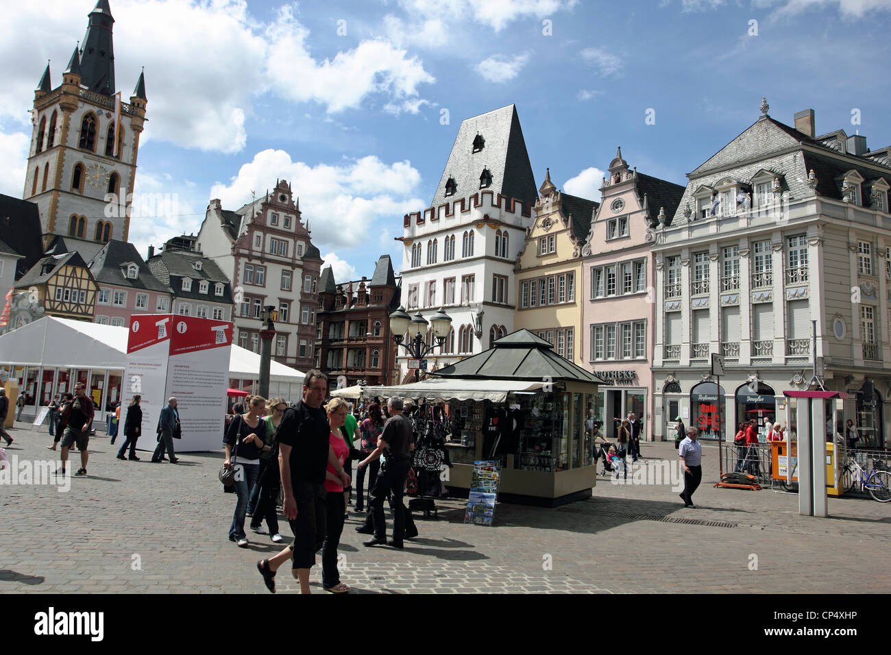 Main square in trier rhineland hi-res stock photography and images - Alamy