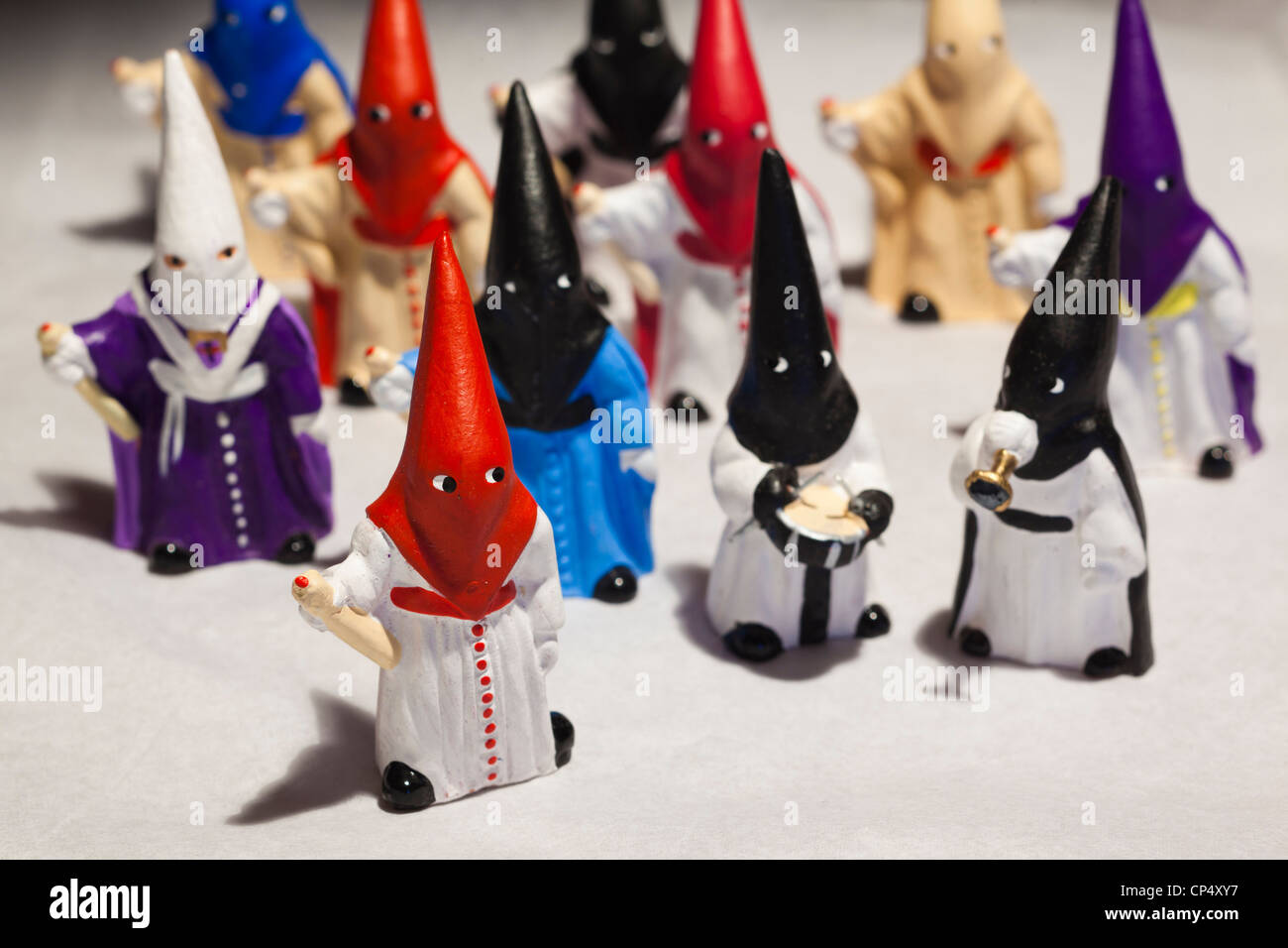 Spain, Madrid, souvenir penitentes, miniature Spanish religious ...