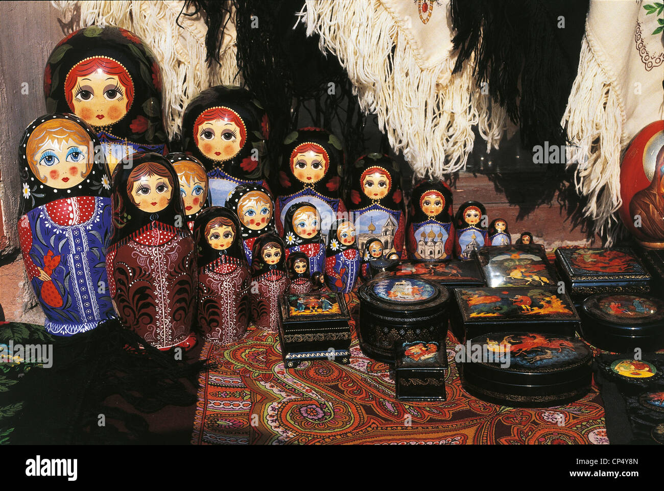 Russia Moscow, Crafts Stock Photo - Alamy