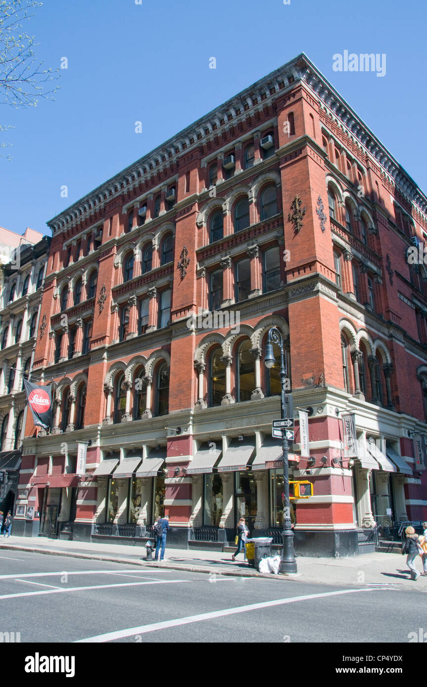 Brick Building In City