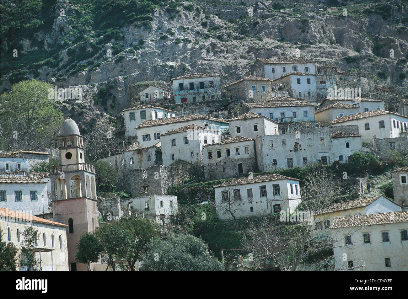 Albania - Vlora District - Dhermi Stock Photo - Alamy