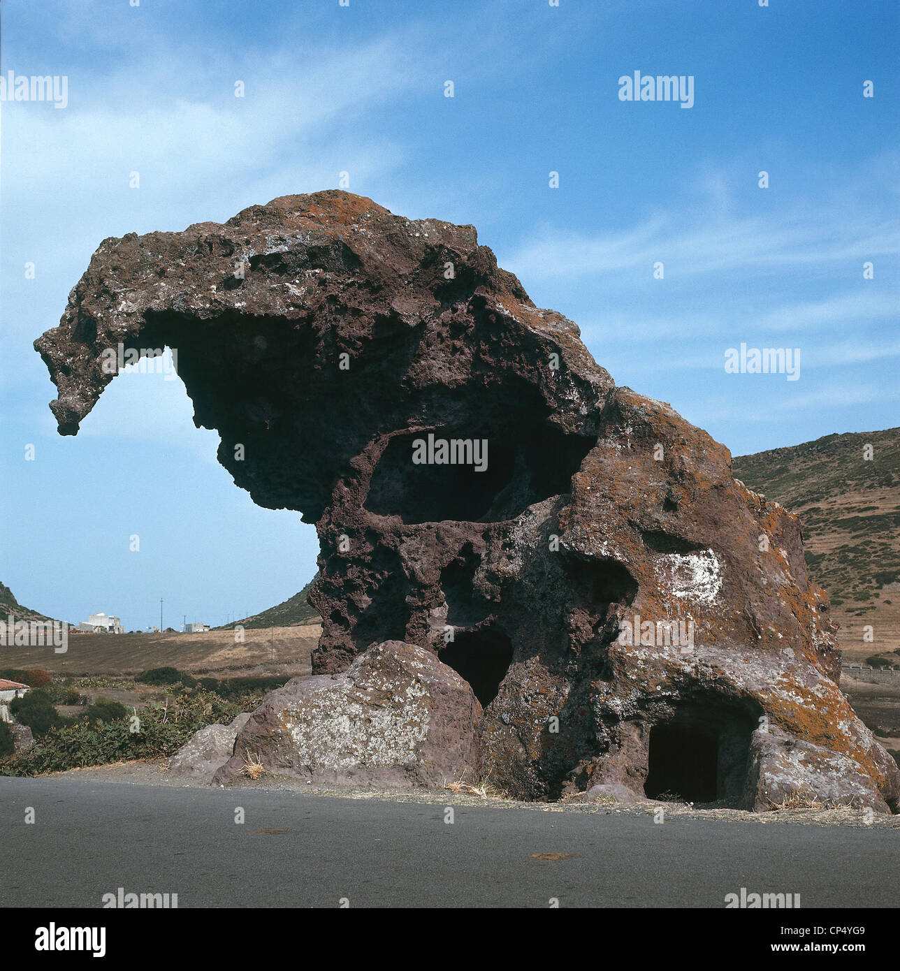 Sardinia - The Elephant Rock near Castelsardo (SS Stock Photo - Alamy
