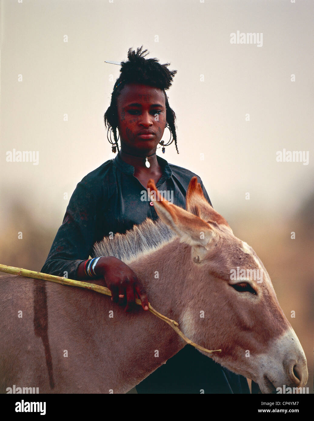 Niger - Agadez and Greater Tanout - Boy Bororo ethnic group Stock Photo ...