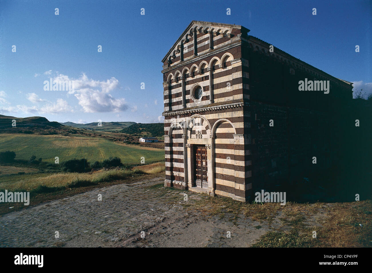 Sardinia - Bulzi (Ss) - Pisan Romanesque-style church of San Pietro of ...