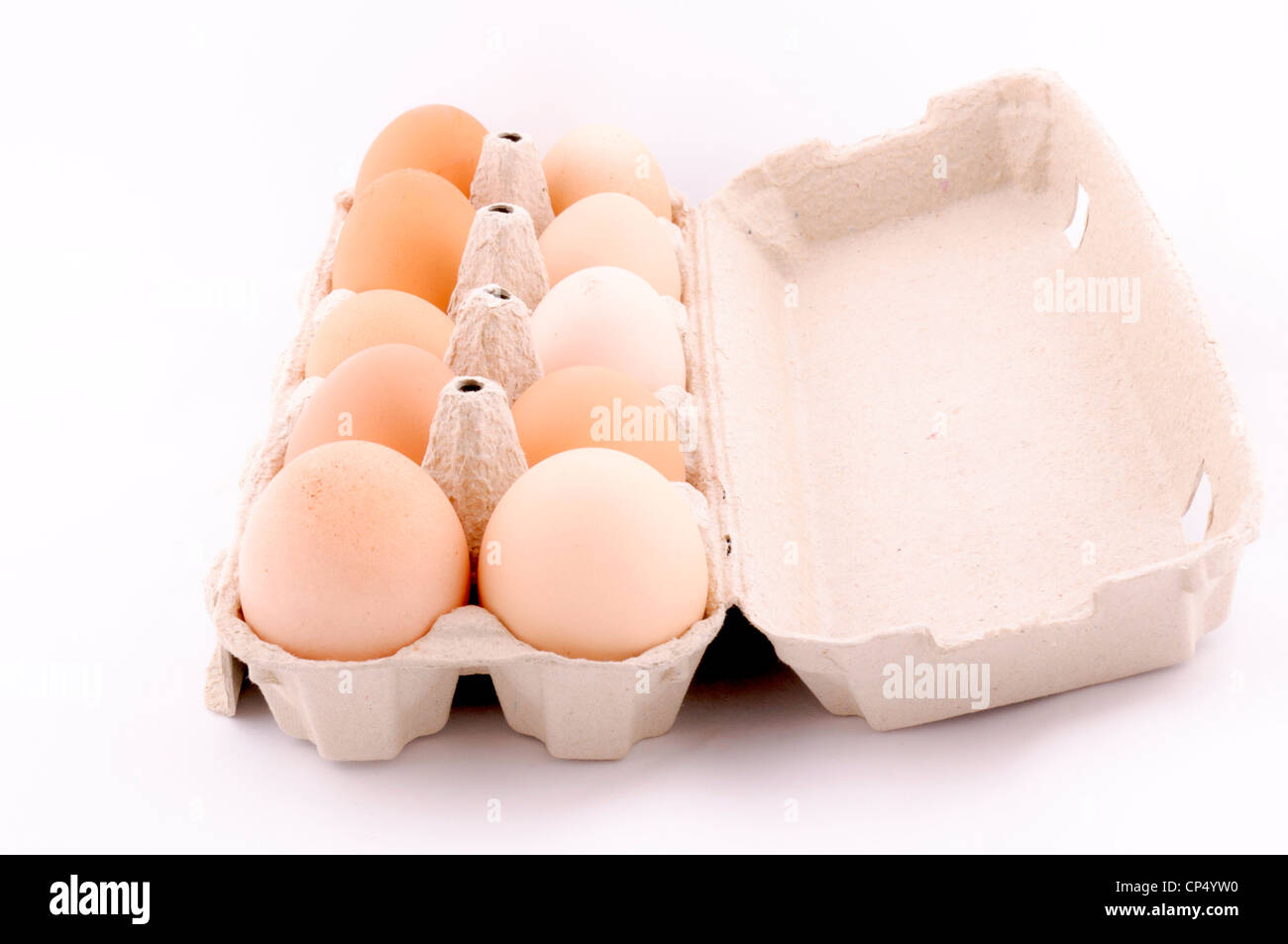 Box of eggs Stock Photo - Alamy