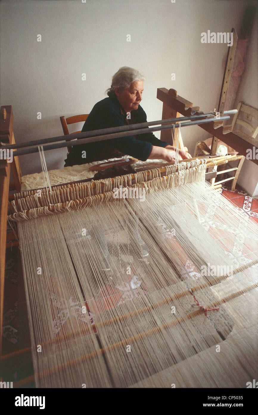 Sardinia - Pozzomaggiore (Ss) to frame woman Stock Photo - Alamy