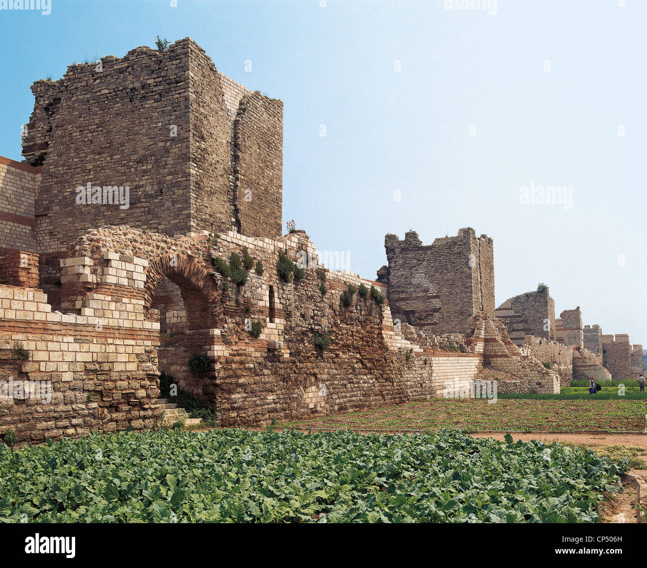 Turkey Istanbul City Walls Of Belt 'Of Istanbul Stock Photo - Alamy