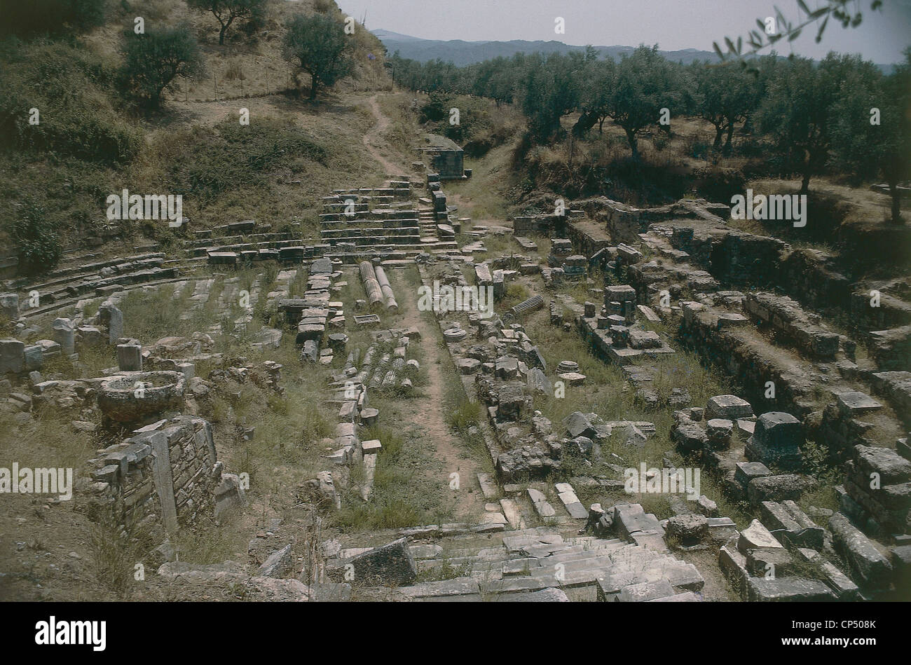 The AC SPARTA GREECE ACROPOLIS Stock Photo - Alamy