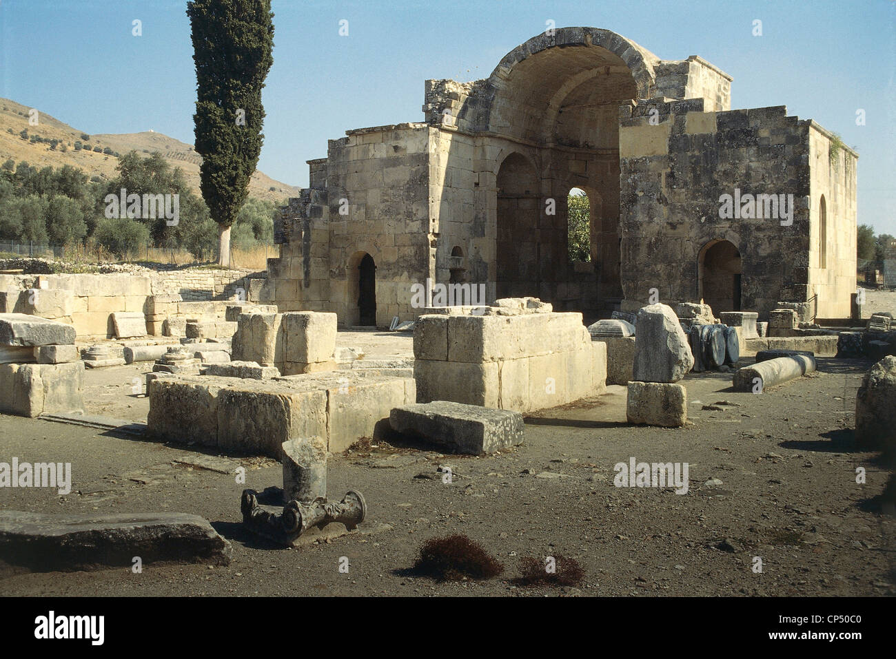 Greece - Crete Island - Gortina, Basilica of Agios Titos Stock Photo ...