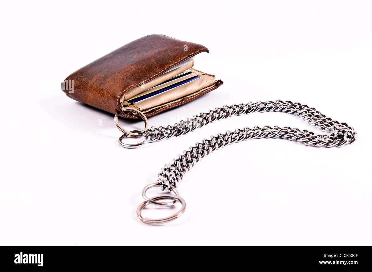 wallet and chain Stock Photo - Alamy