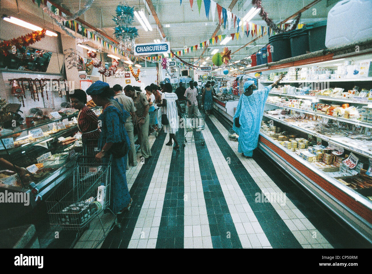 Senegal Dakar Supermarket Stock Photo - Alamy