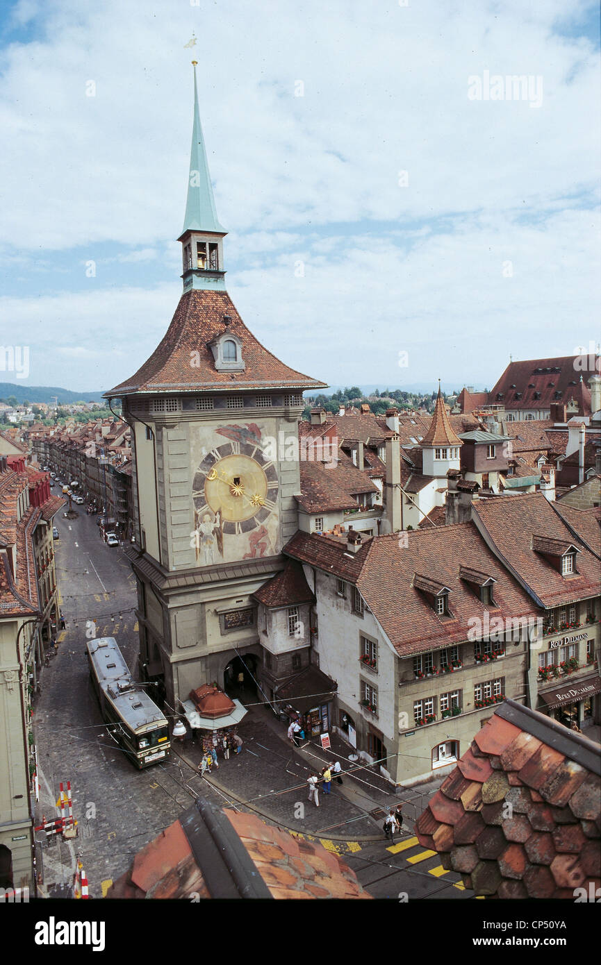 Switzerland - Bern, Clock Tower Stock Photo - Alamy