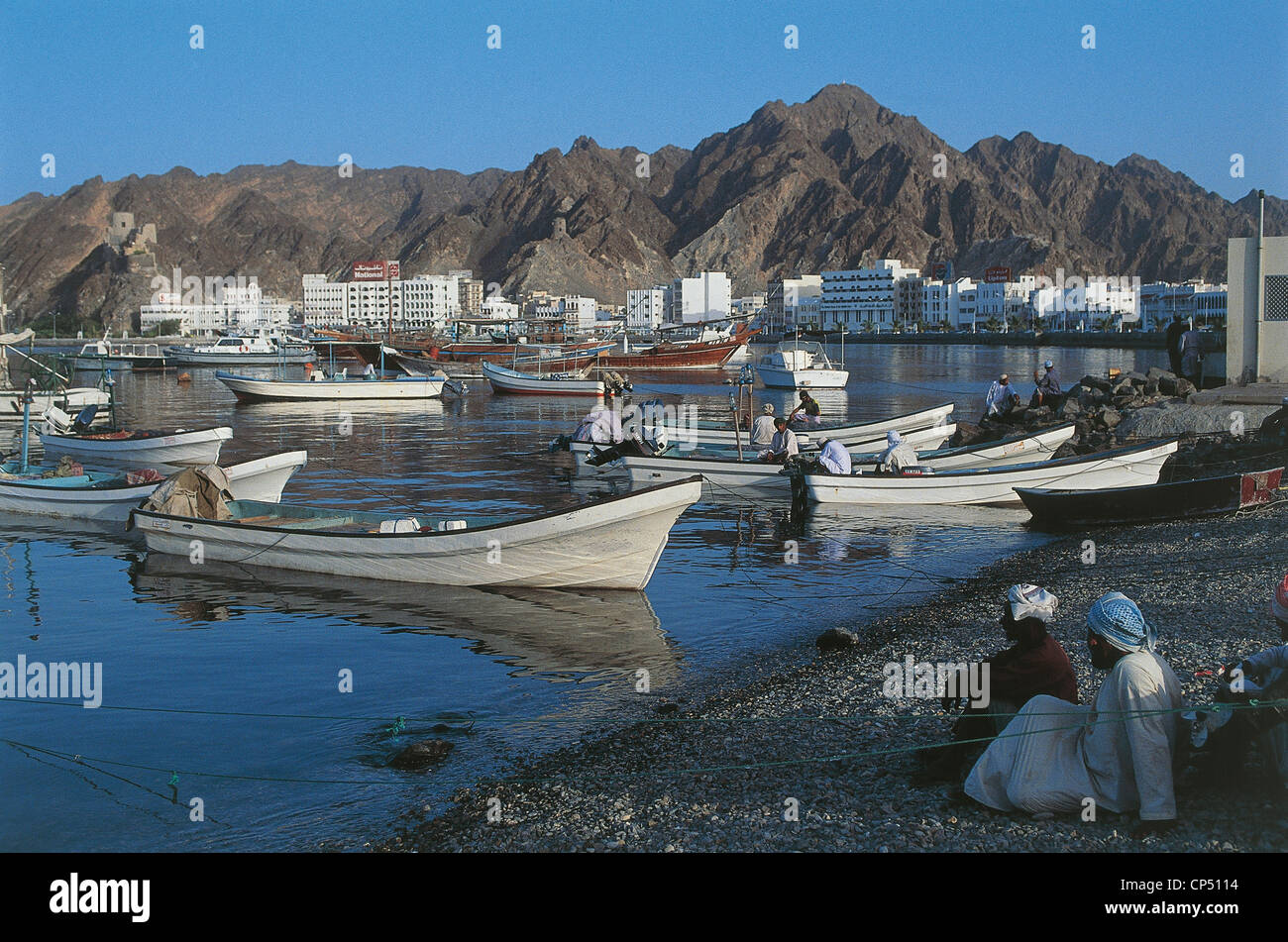 Oman - Matrah. The port Stock Photo - Alamy