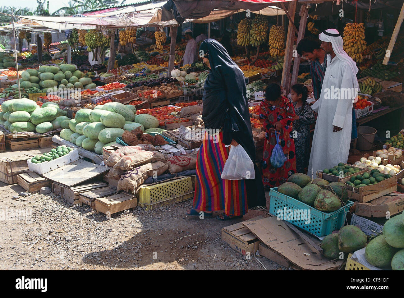 United Arab Emirates - Greater Fujairah (Al-Fujayrah). Market Stock ...