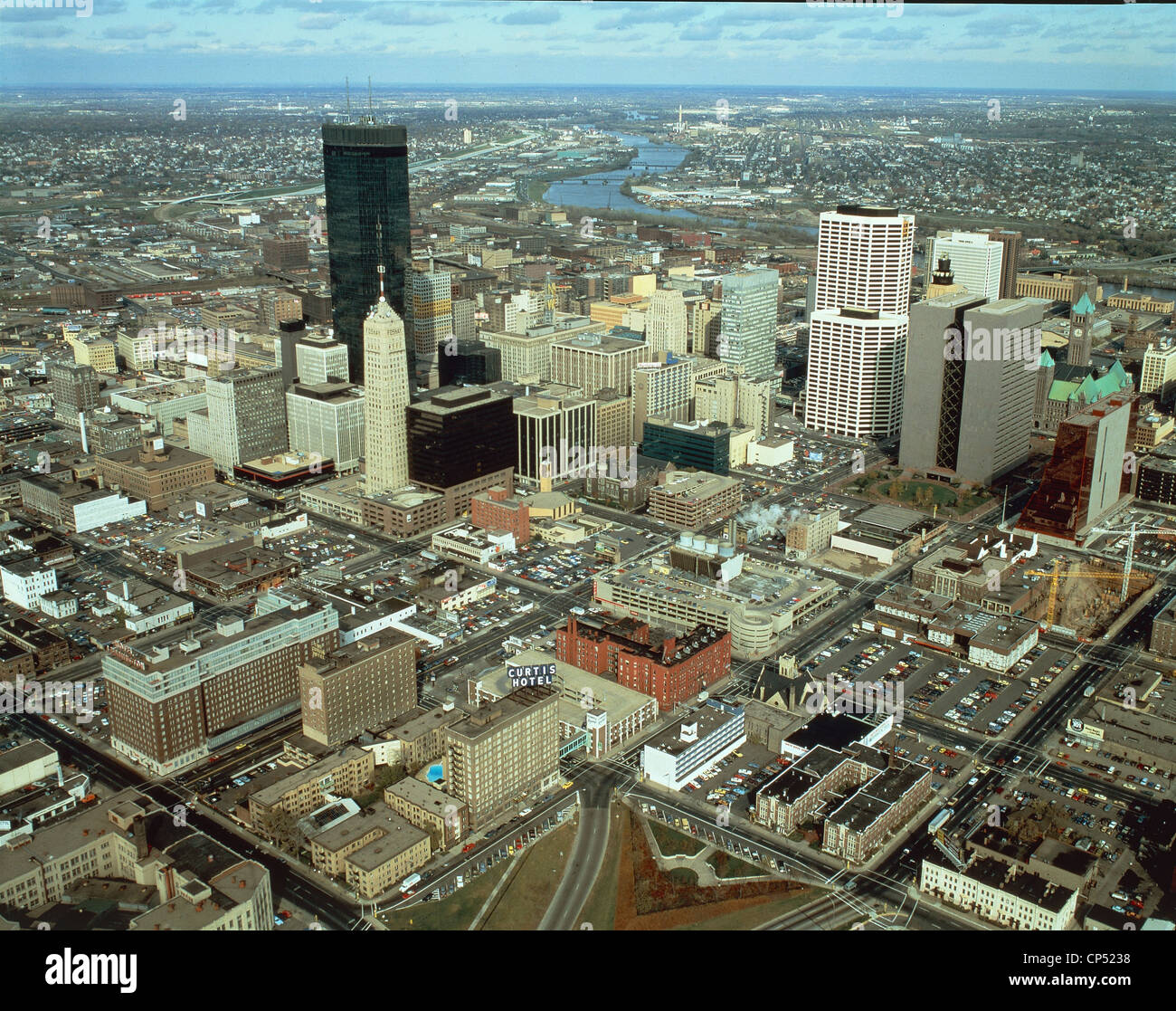 United States of America - Minnesota - Minneapolis, the city center ...
